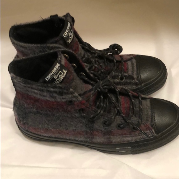 Converse | Shoes | Converse Woolrich Hiker Dolphinblack Thund | Poshmark